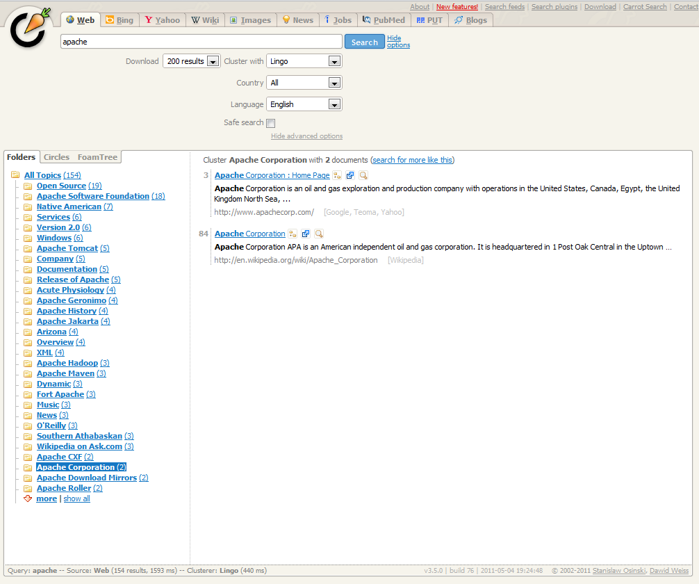 Wrong documents selected in the visualizations [CARROT-814] · Issue #1015 · carrot2/carrot2 · GitHub